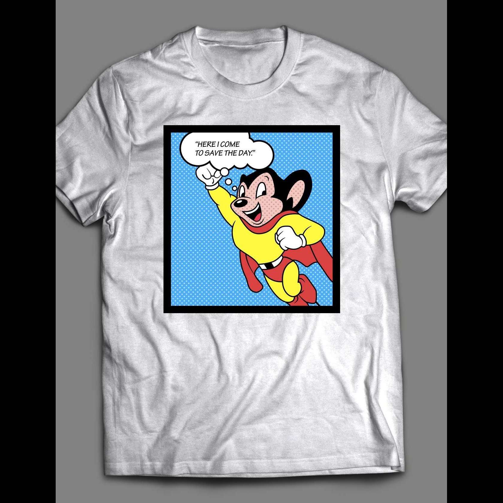 CLASSIC MIGHTY MOUSE POP ART SHIRT – OldSkool Shirts