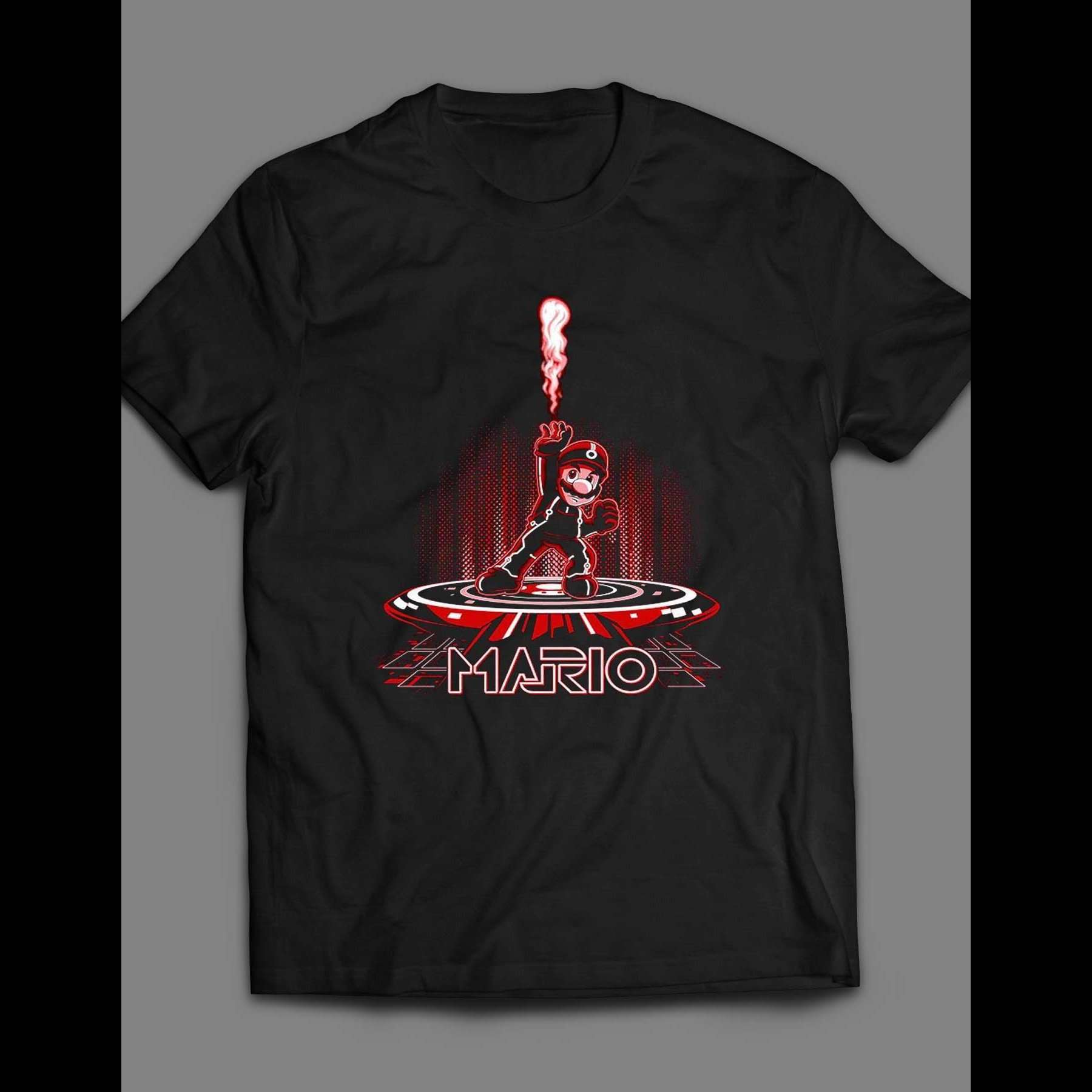 SUPER MARIO “TRON” MASH UP SHIRT – OldSkool Shirts