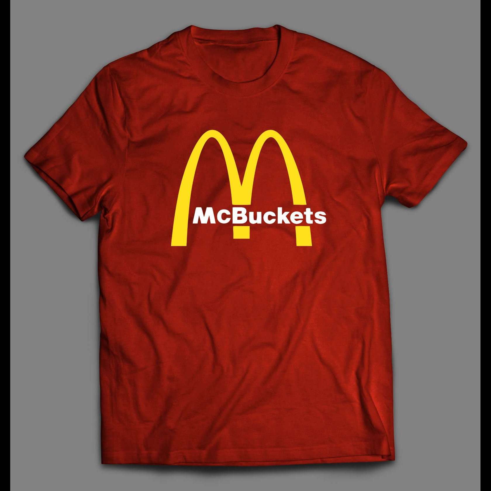 FAST FOOD PARODY MCBUCKETS BASKETBALL THEMED SHIRT – OldSkool Shirts
