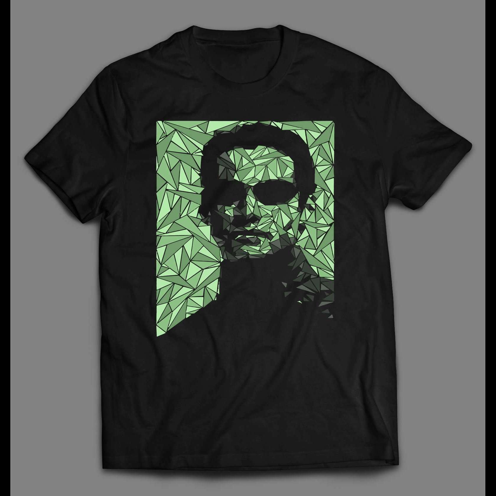NEO MATRIX POLYGONAL MOVIE DESIGN SHIRT