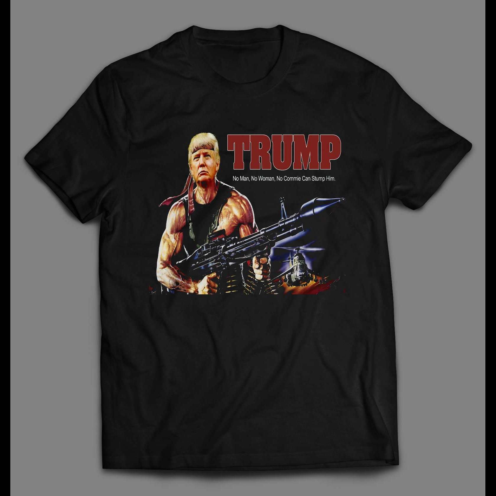 THE DONALD RAMBO PARODY SHIRT
