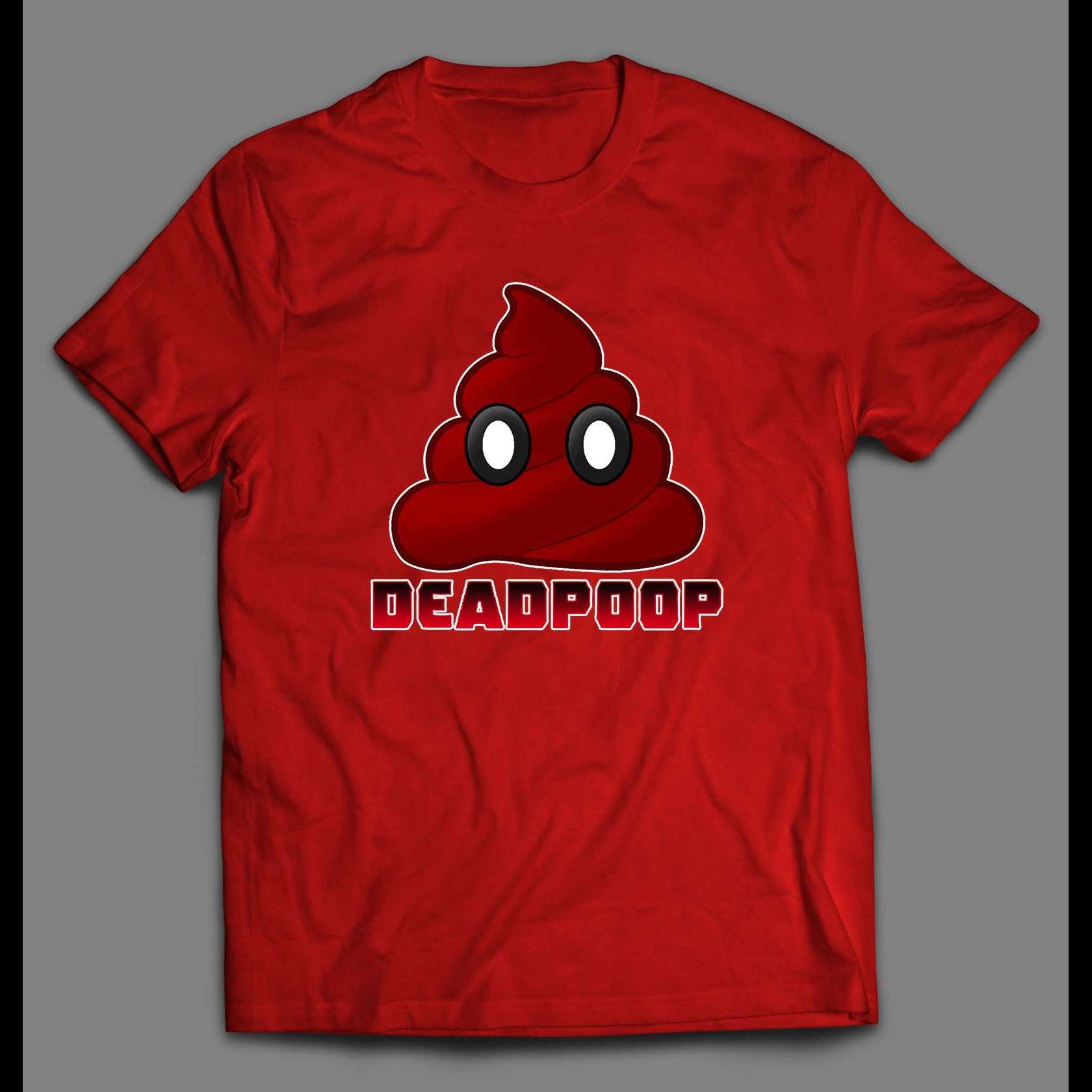 DEADPOOL POOP EMOJI “DEADPOOP” COMIC BOOK ART SHIRT – OldSkool Shirts