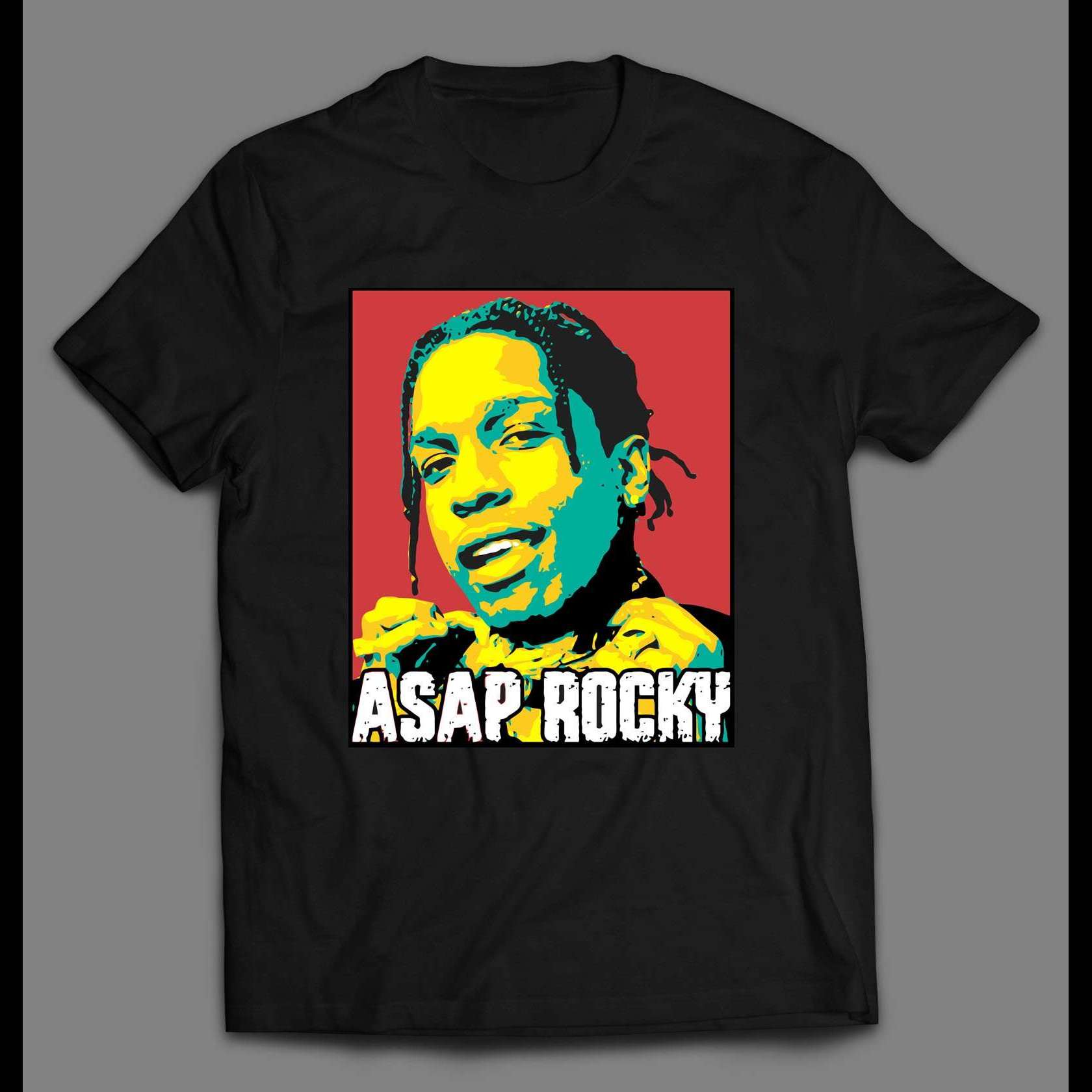 RAPPER ASAP ROCKY POP ART SHIRT