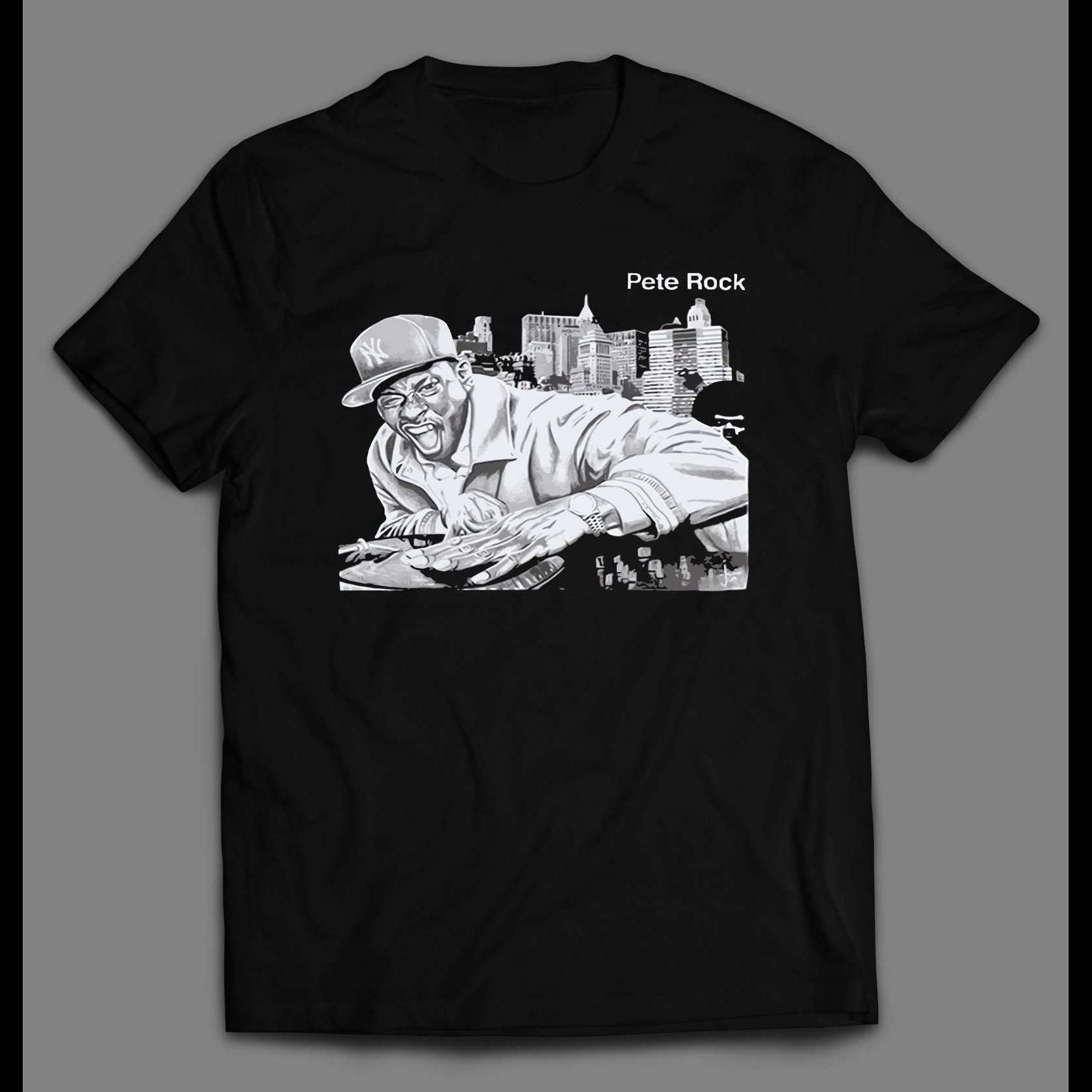 NEW YORK'S PETE ROCK SCRATCH ART RAP STYLE SHIRT