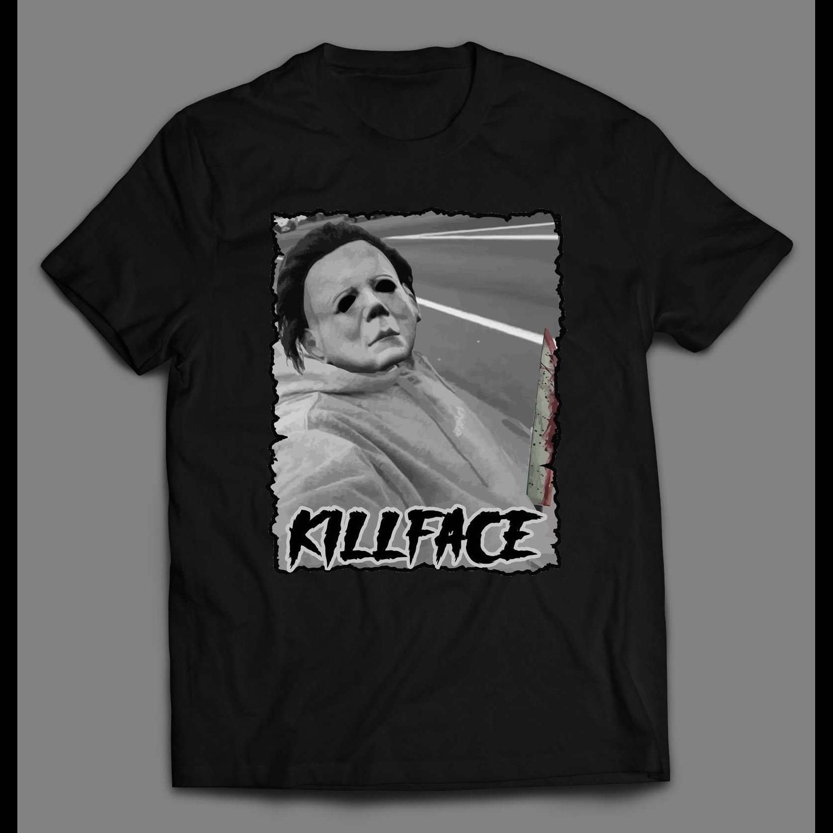 KILLFACE CRANBERRY SKATEBOARDER MICHAEL MYERS HALLOWEEN PARODY SHIRT
