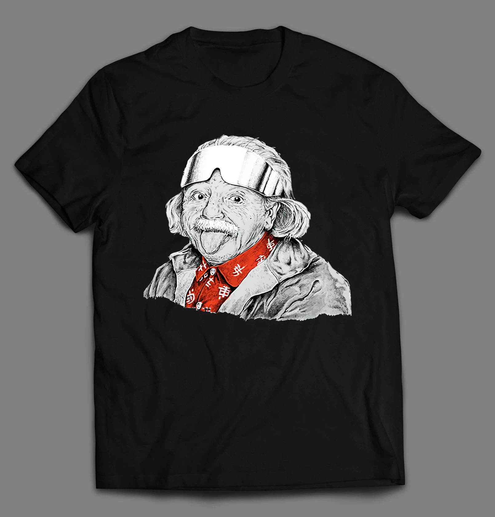 ALBERT EINSTEIN READY FOR THE SLOPES SHIRT – OldSkool Shirts