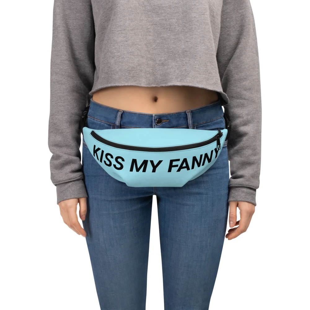 KISS MY FANNY BLUE FANNY PACK – OldSkool Shirts