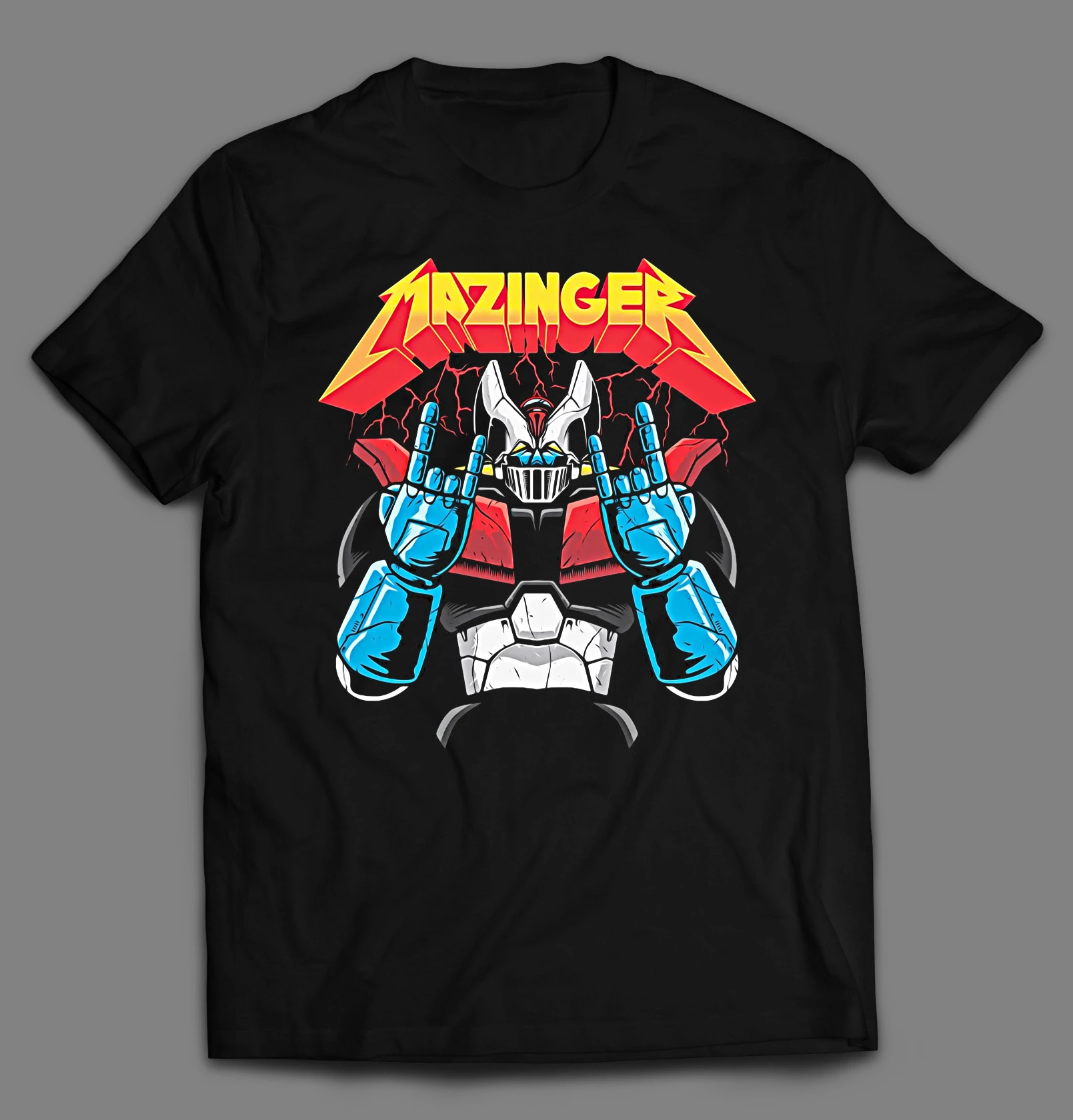Anime Metal Mashup Graphic T-Shirt – OldSkool Shirts