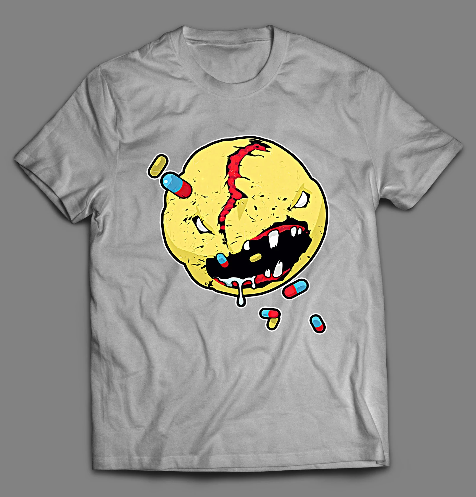 PILL EATING MONSTER SHIRT – OldSkool Shirts
