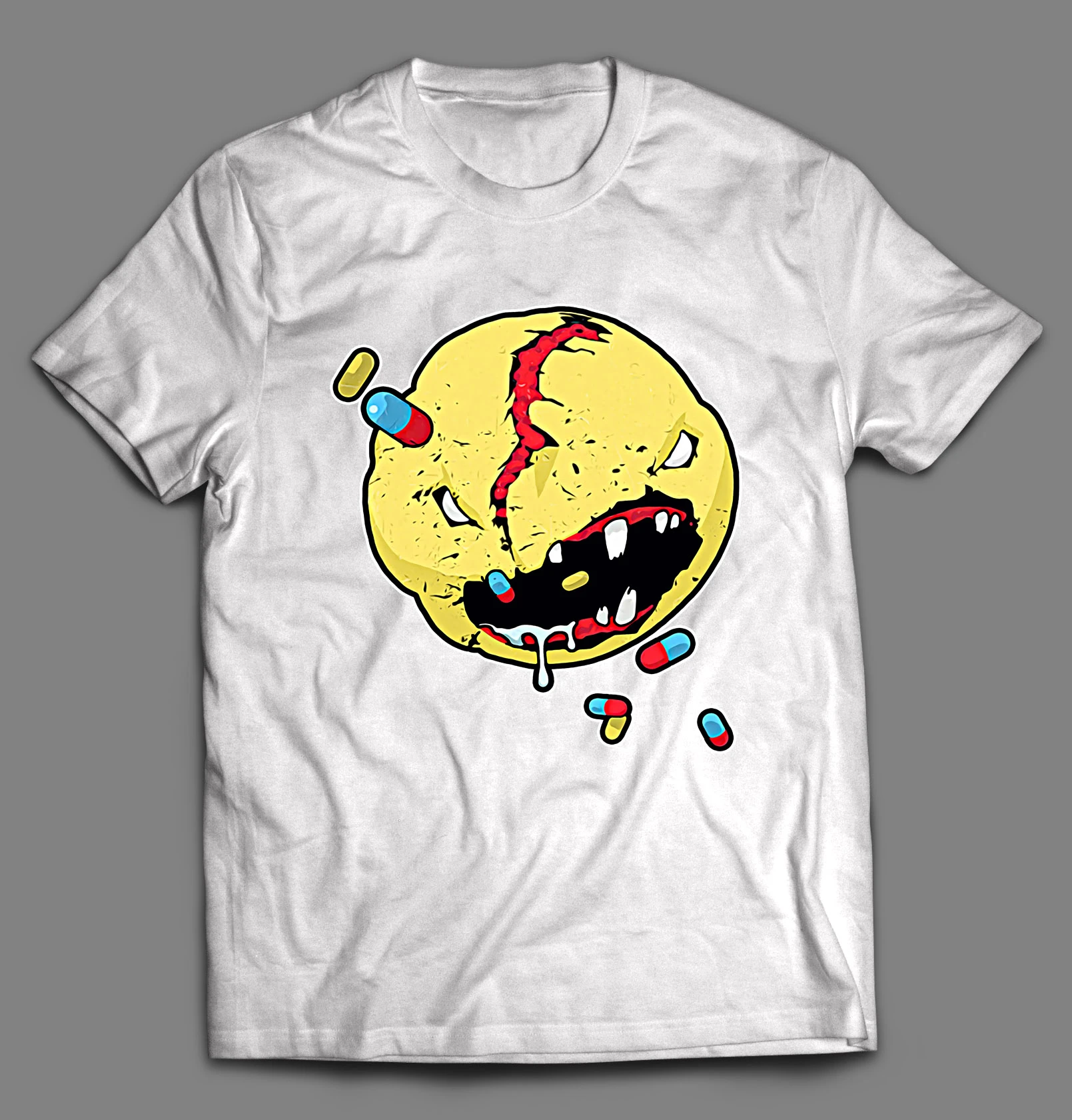 PILL EATING MONSTER SHIRT – OldSkool Shirts