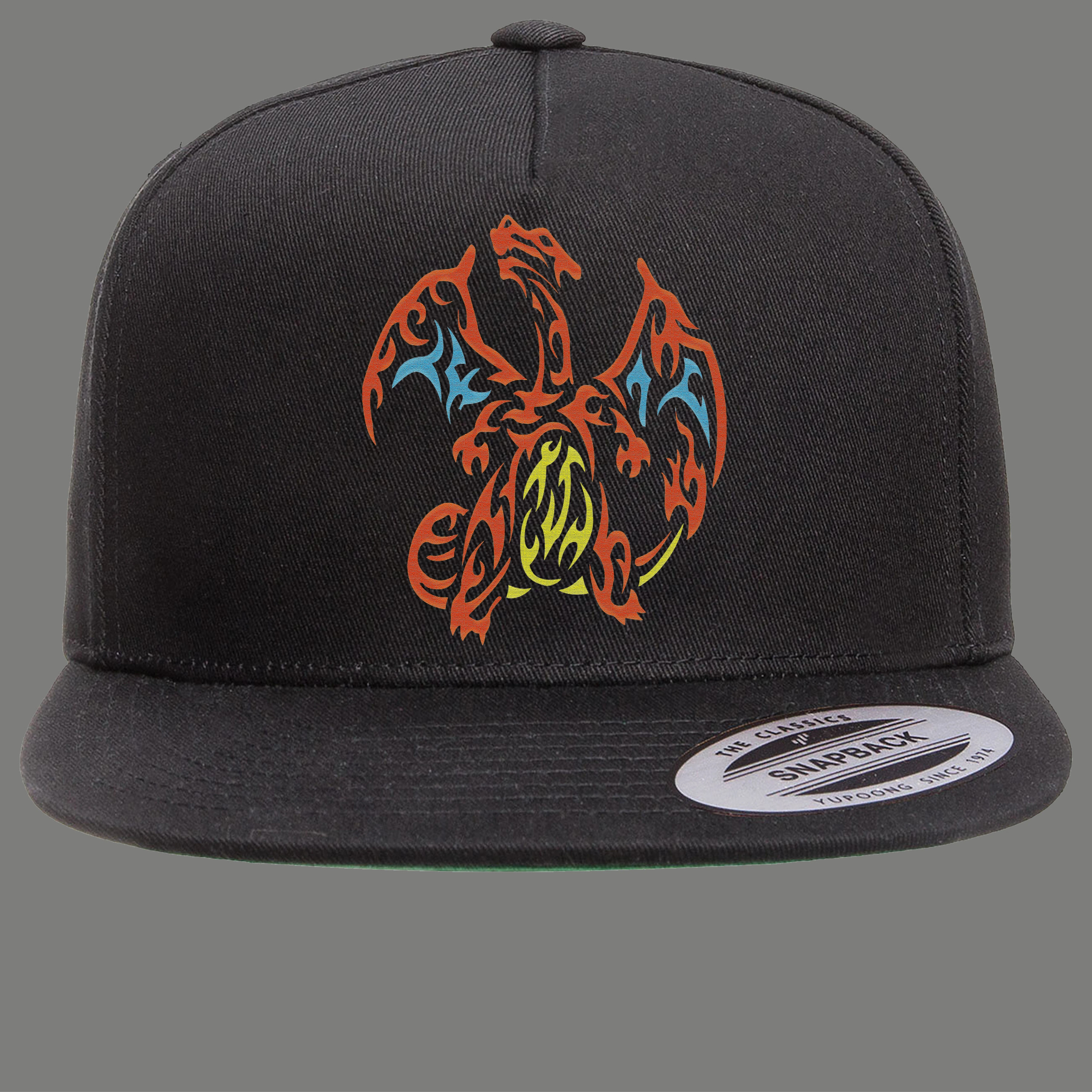 High Quality Charizard Tribal Design Snapback Hat
